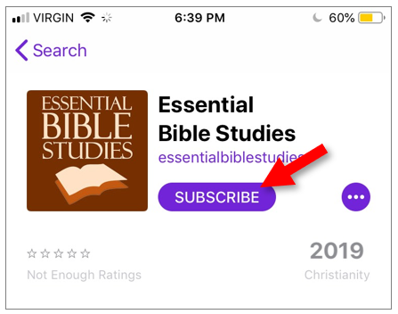 How to Listen to the Podcast on Your Apple iPhone or iPad – Essential Bible Studies