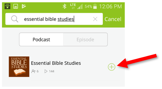 How to Listen to the Podcast on Your Android Phone – Essential Bible Studies